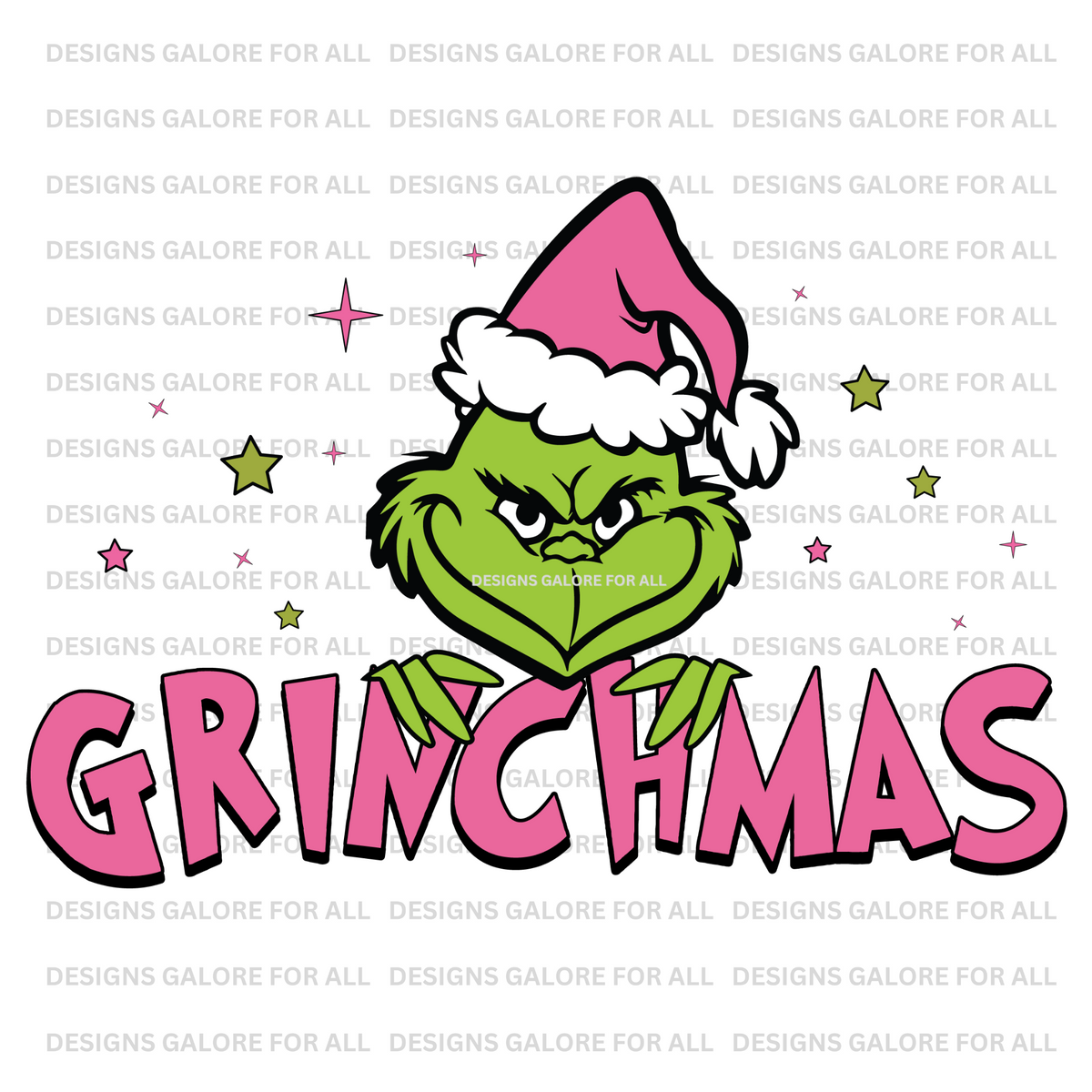 Pink Grinch DTF Transfers – DesignsGaloreForAll